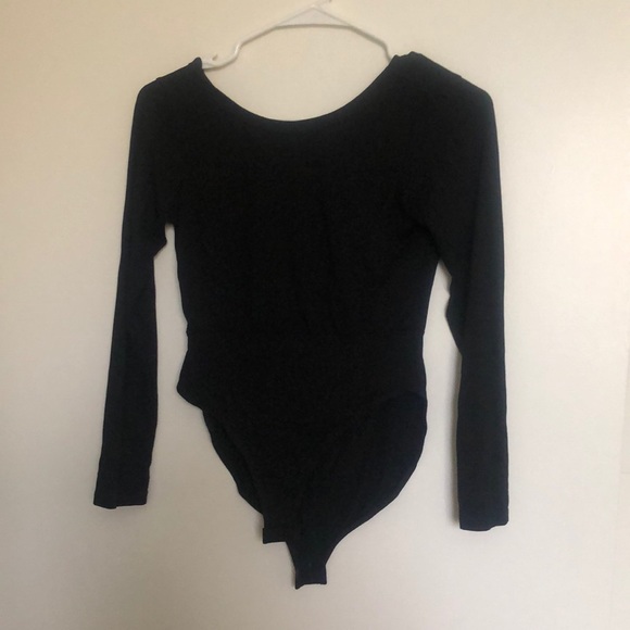 ASOS | Tops | Nwot Asos Black Backless Bodysuit | Poshmark